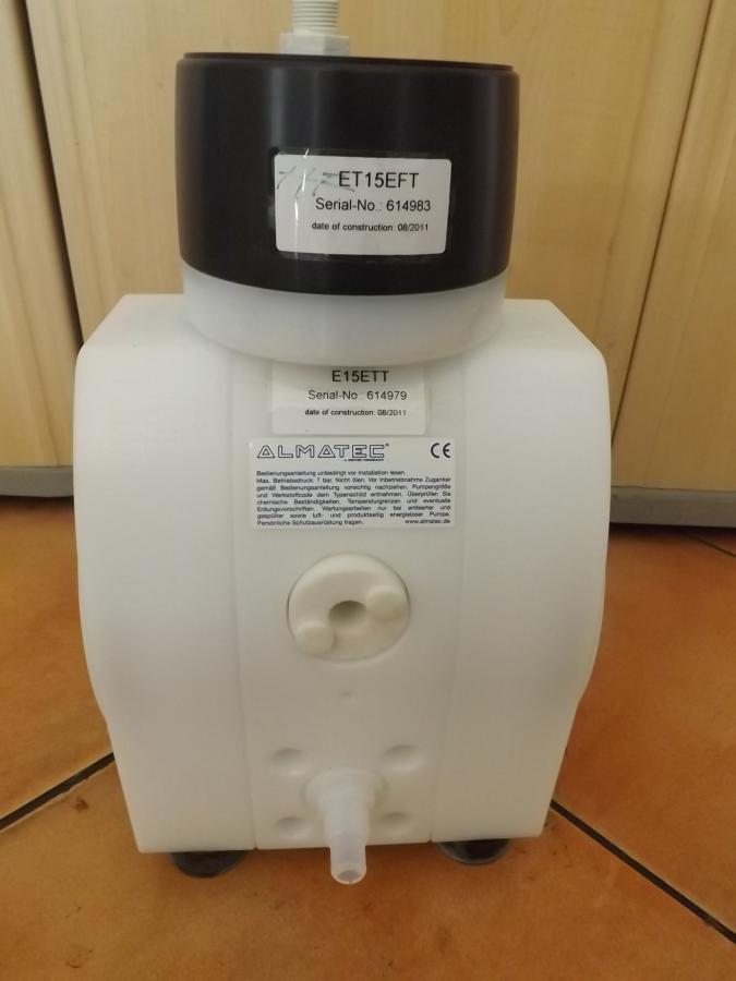 used diaphragm pump - 27559 - Typ: E15ETT - Producer ALMATEC - TIPP Umwelt- und ...